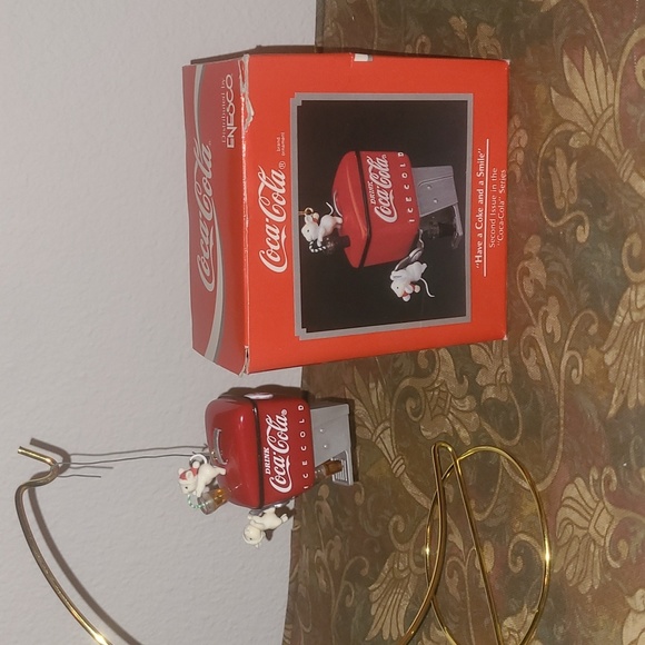 Coca Cola | Holiday | Vintage 99 Have A Coke And A Smile Enesco Coca ...